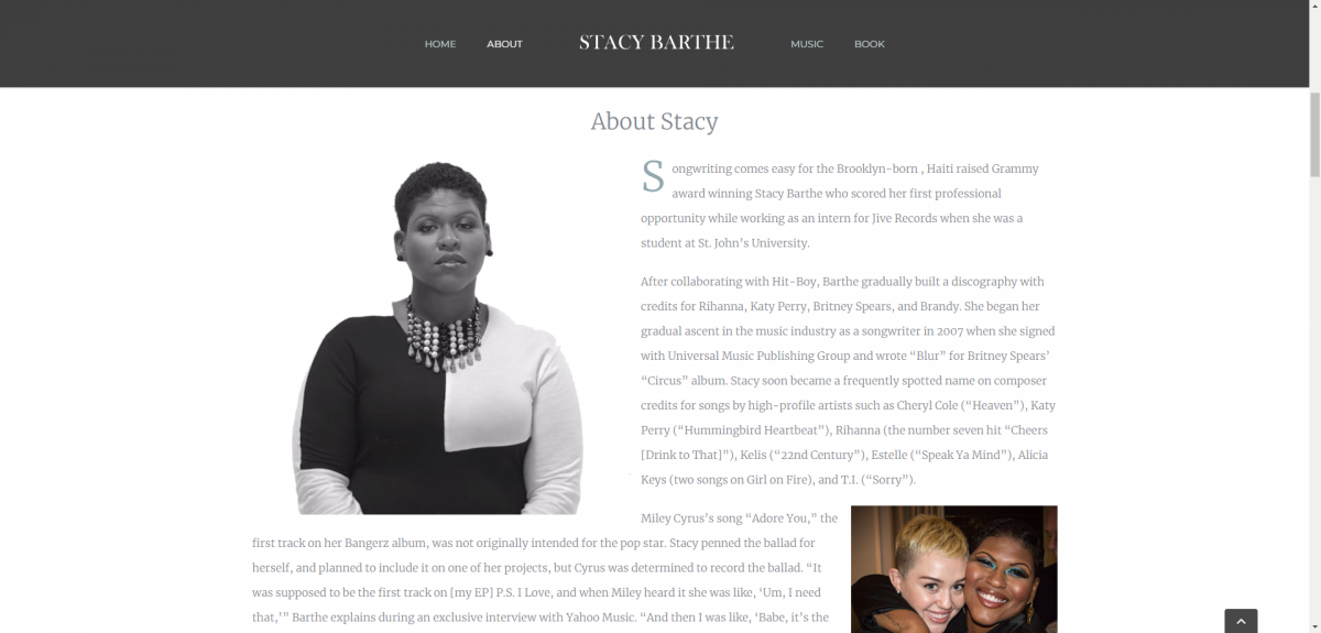 Stacy Barthe - Charles A. Thompson